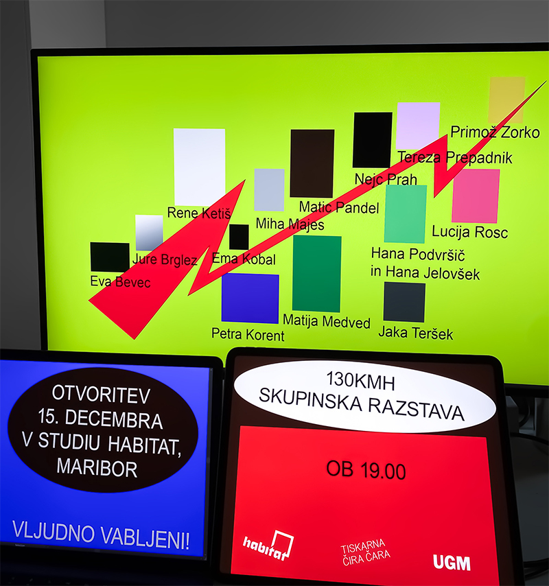 Druženje prijateljev UGM in otvoritev razstave 130 KMH v Studiu Habitat